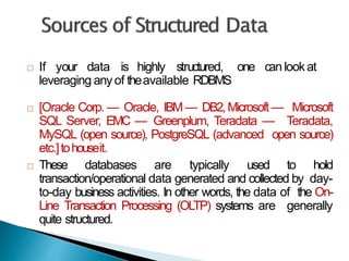 Introduction of big data unit 1 | PPT