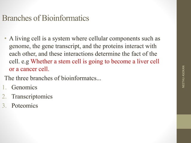 Introduction of bioinformatics | PPTX