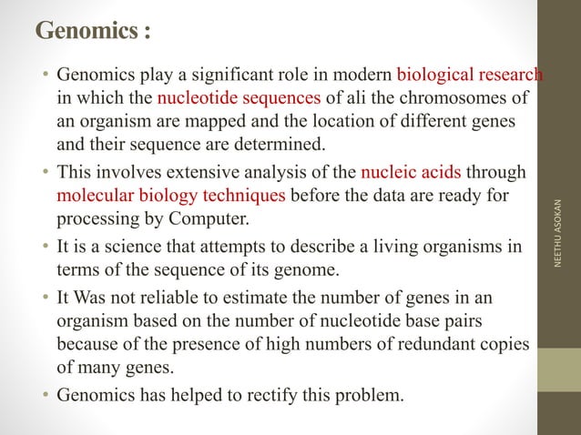 Introduction of bioinformatics | PPTX