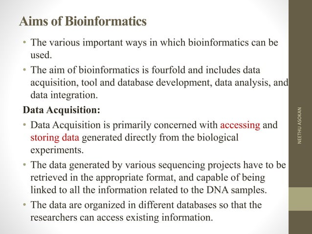 Introduction of bioinformatics | PPTX