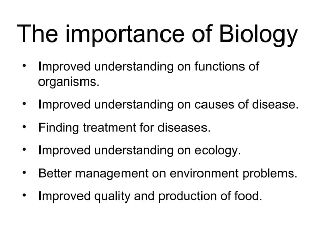 Introductionof biology | PPT