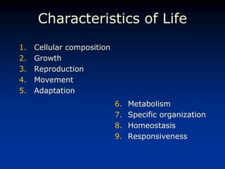 Introduction of biology | PPT