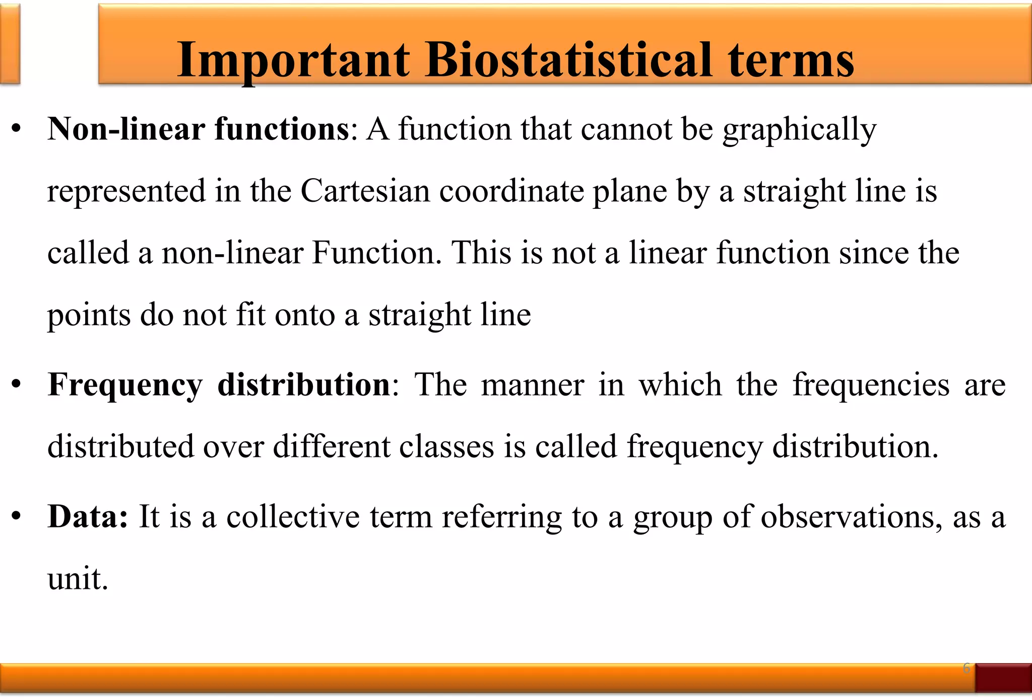 Introduction of Biostatistics | PPTX