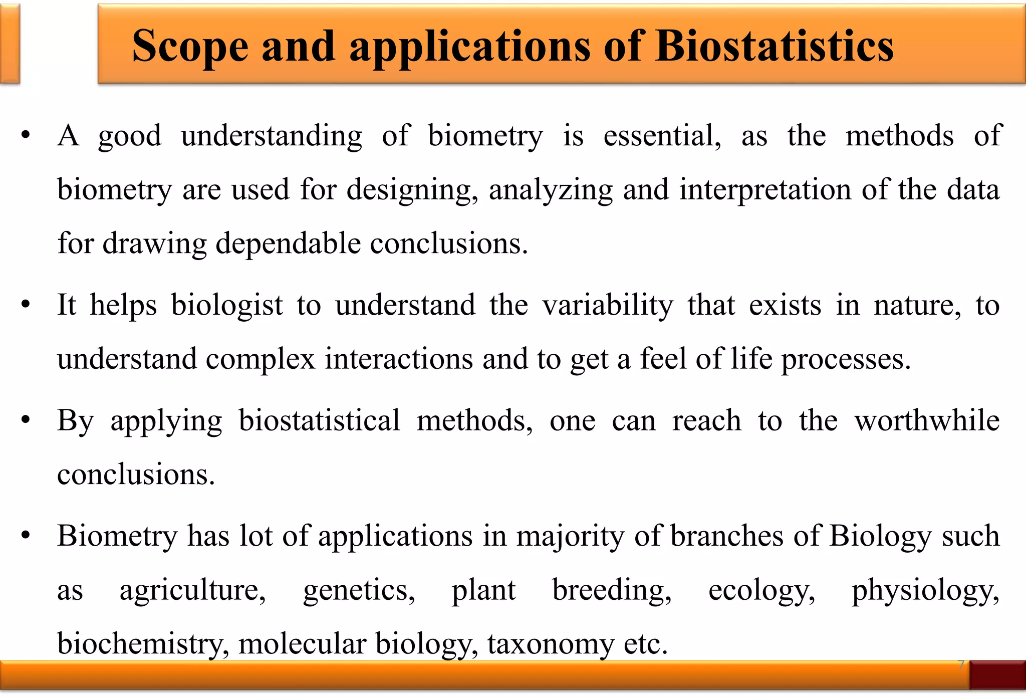 Introduction of Biostatistics | PPTX