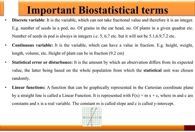 Introduction of Biostatistics | PPTX | Agriculture | Industries