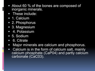 Introduction of bones, types, structure | PPTX