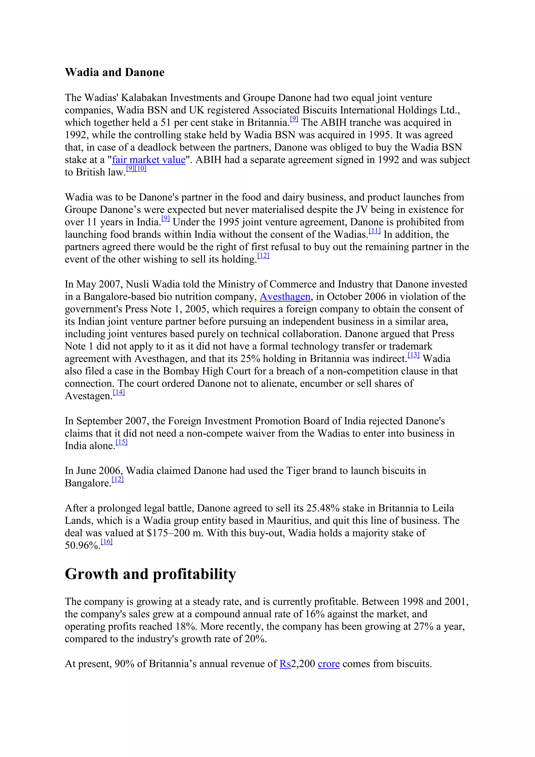 Introduction of britannia | DOCX