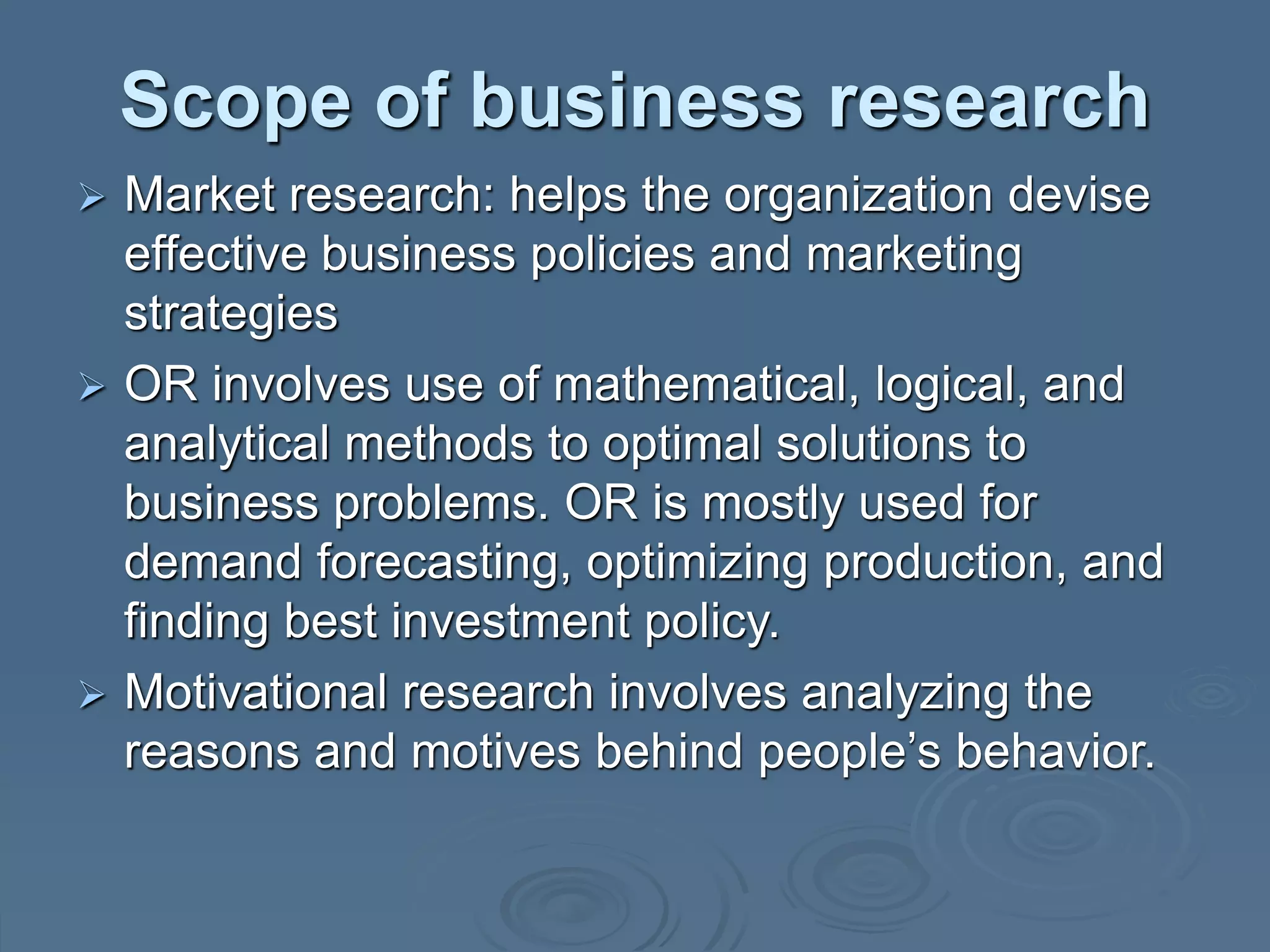 INTRODUCTION OF BRM.ppt | Business | Business and Finance