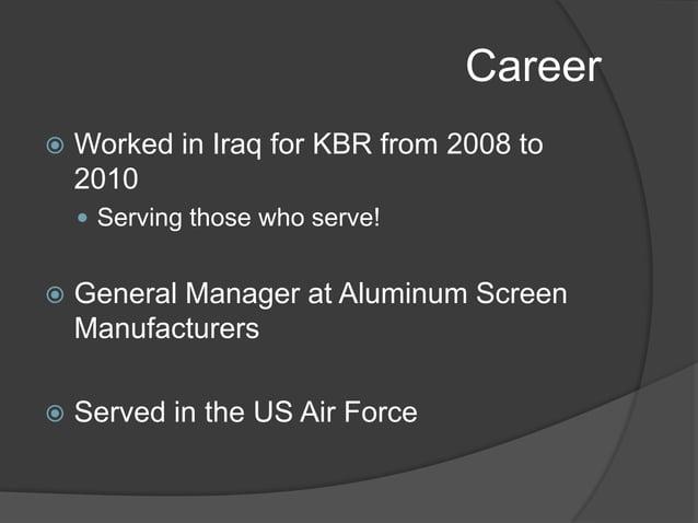 Introduction of bryan wells | PPTX