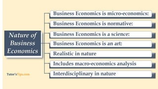 Introduction of business economics | PPTX | Business | Business and Finance