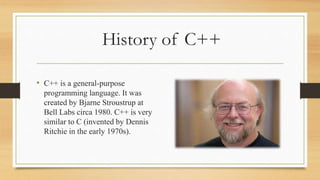 Introduction of c++ course | PPT