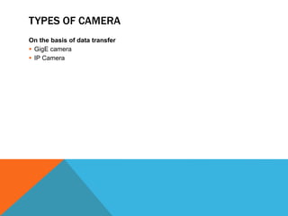 Introduction of Cameras for the surveillance.ppt