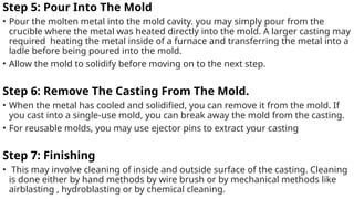 introduction of casting process and pattern materials .pptx