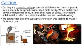 introduction of casting process and pattern materials .pptx