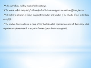 Introduction of cell | PPTX