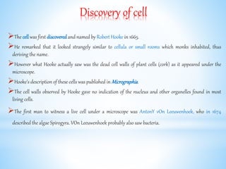 Introduction of cell | PPTX