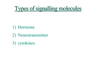 Introduction of cell signaling | PPTX | Biological Sciences | Science