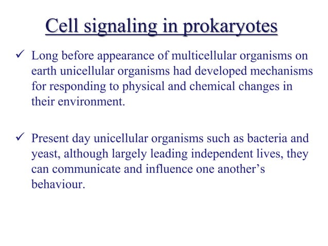 Introduction of cell signaling | PPTX | Biological Sciences | Science