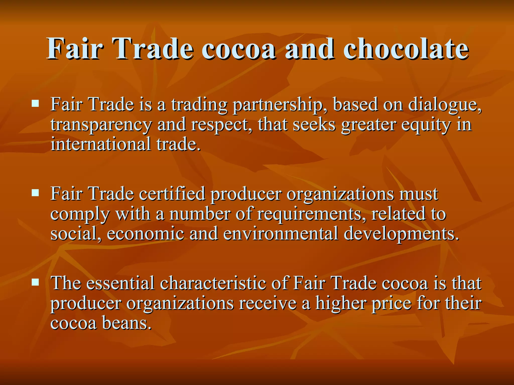 Introduction Of Chocolates | PPT