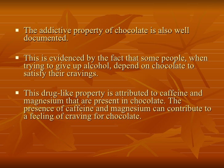 Introduction Of Chocolate For Project