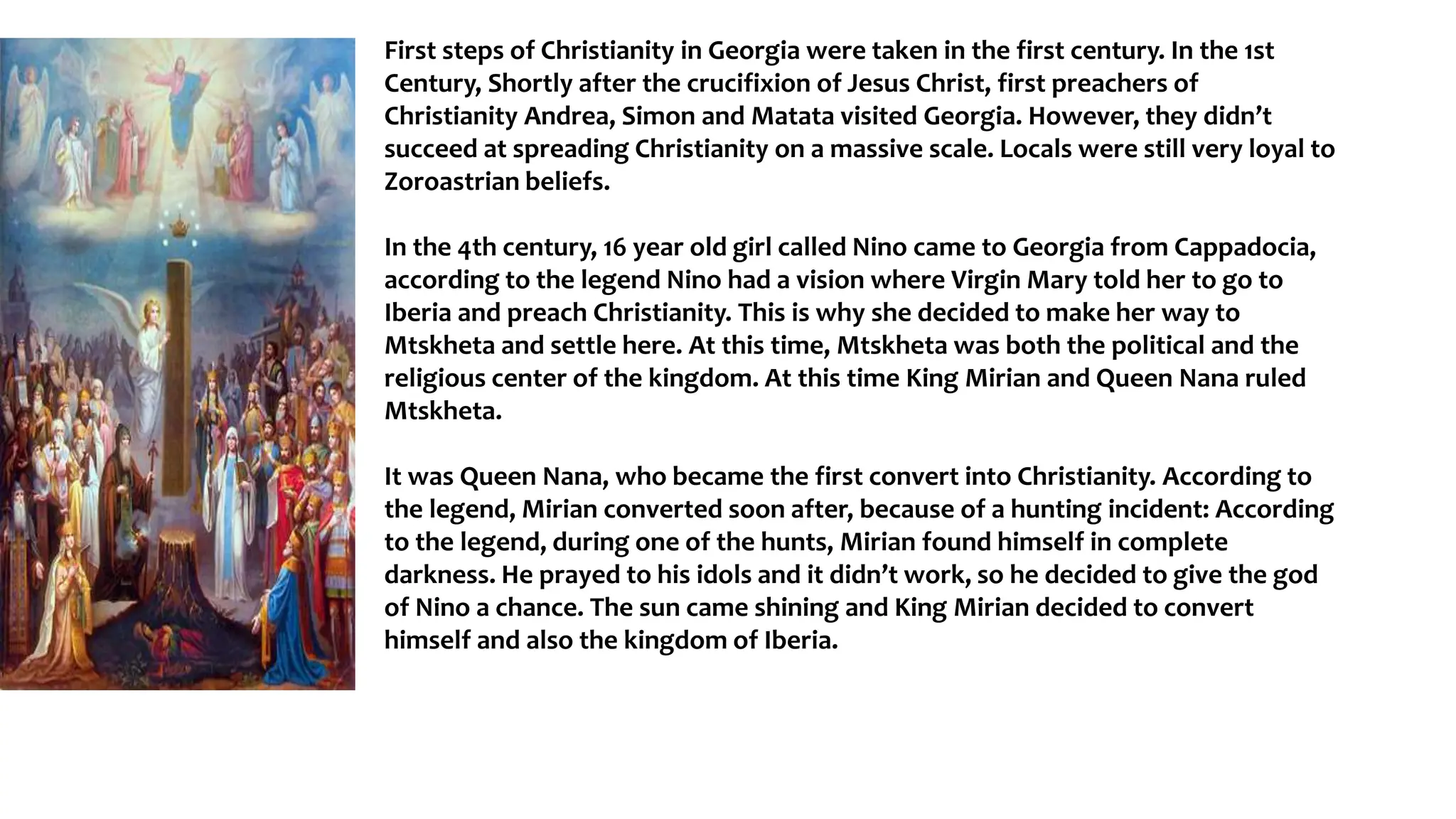 INTRODUCTION OF CHRISTIANITY IN ENGLAND AND GEORGIA.pptx | Free Download