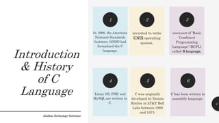 Introduction of c language | PPT