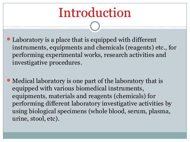 Introduction of Clinical Laboratory Science