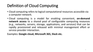 Introduction of cloud computing | PPTX