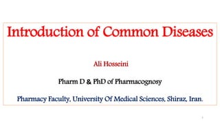 Introduction of common diseases | PPTX
