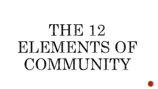 Introduction of community | PPTX