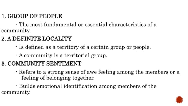 Introduction of community | PPTX