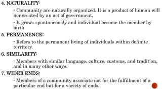 Introduction of community | PPTX