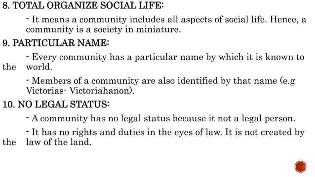 Introduction of community | PPTX