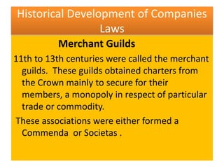 Introduction of company law (1) | PPTX