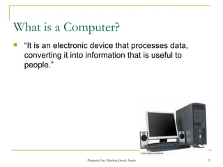 Introduction of computer | PPT