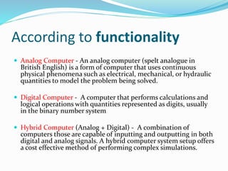 Introduction of computer | PPTX
