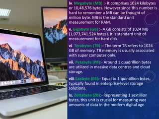 Introduction of computer Unit 1- Computer Application in pharmacy | PPT