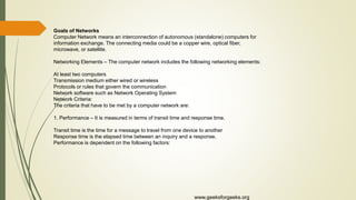 Introduction of computer networks | PPTX