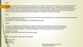 Introduction of computer networks | PPT