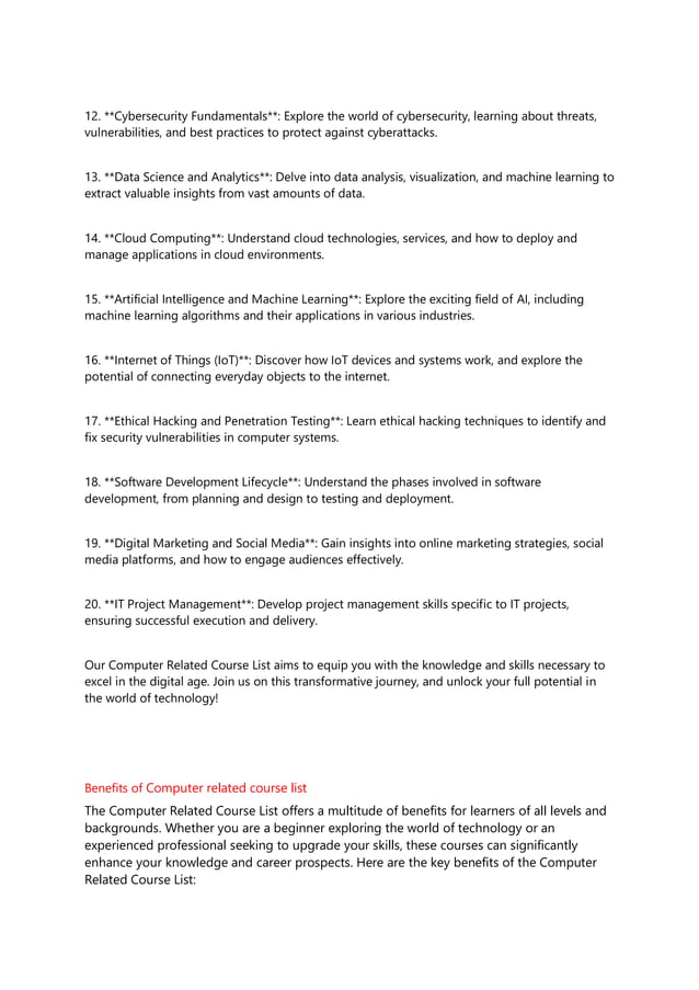 introduction of Computer related course list (1).pdf