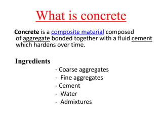 Introduction of concrete@akshay kumar | PPTX