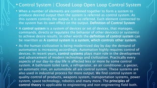 Introduction of control engineering | PPTX