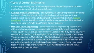 Introduction of control engineering | PPTX