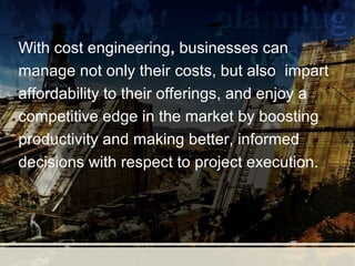 Introduction of cost engineering | PPT