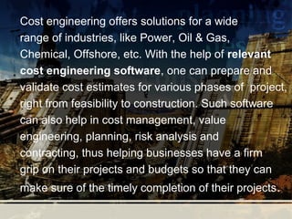Introduction of cost engineering | PPT