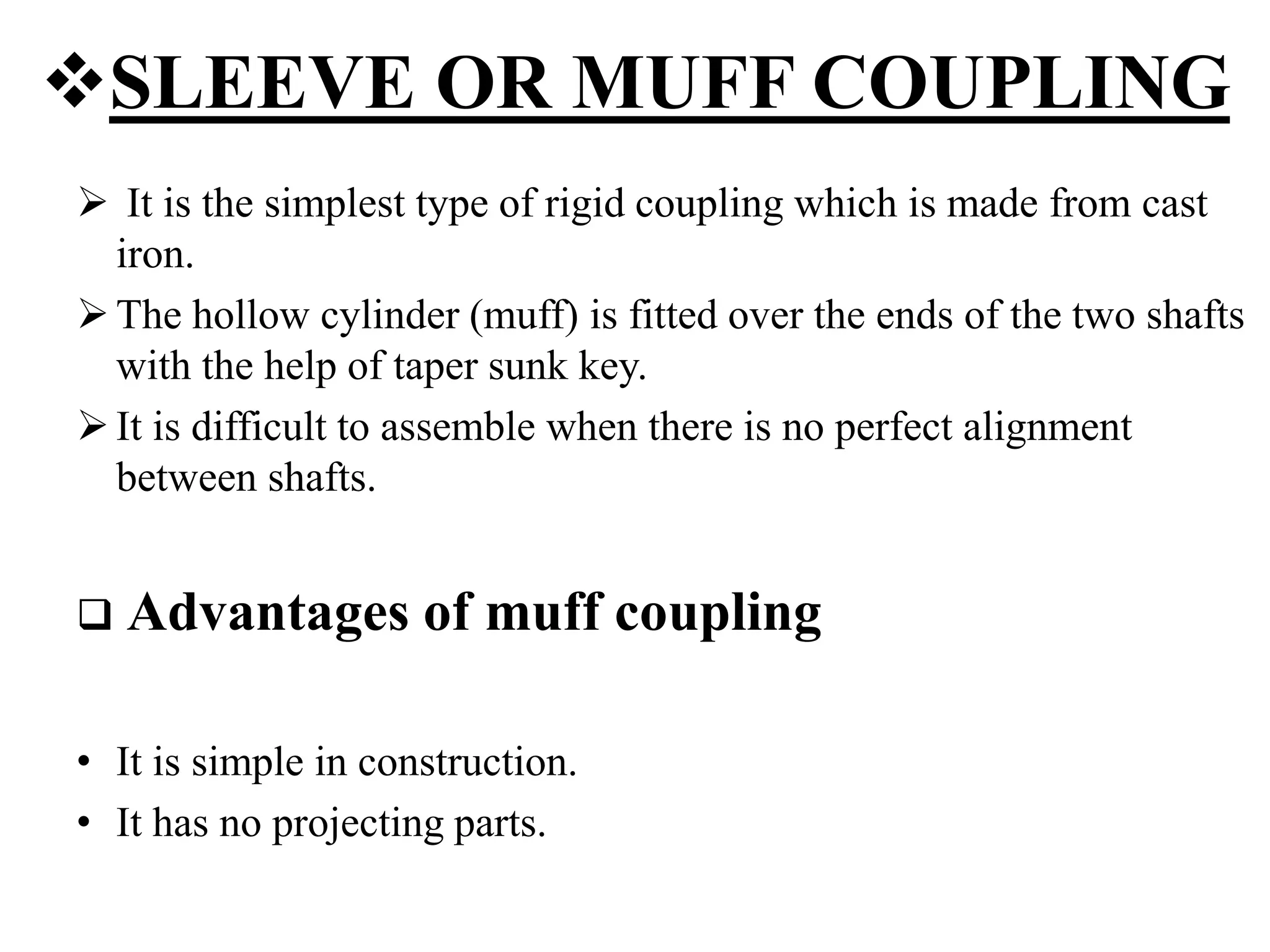 Introduction of coupling (machine design & industrial drafting ) | PPTX