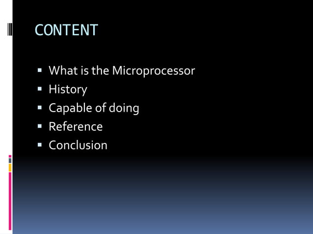 Introduction of cpu | PPTX