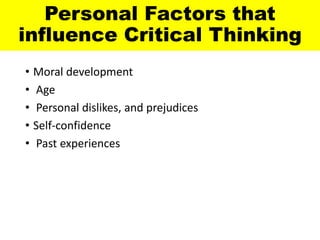 Introduction of crithical thinking | PPT