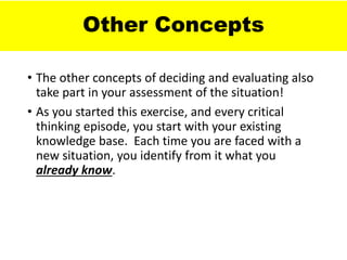 Introduction of crithical thinking | PPT