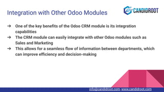 Introduction of CRM in Odoo.pdf | Operating Systems | Computer Software ...